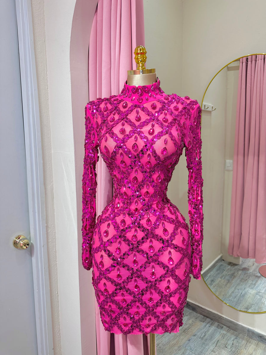 VESTIDO FIUSHA PEDRERIA – Hollywear