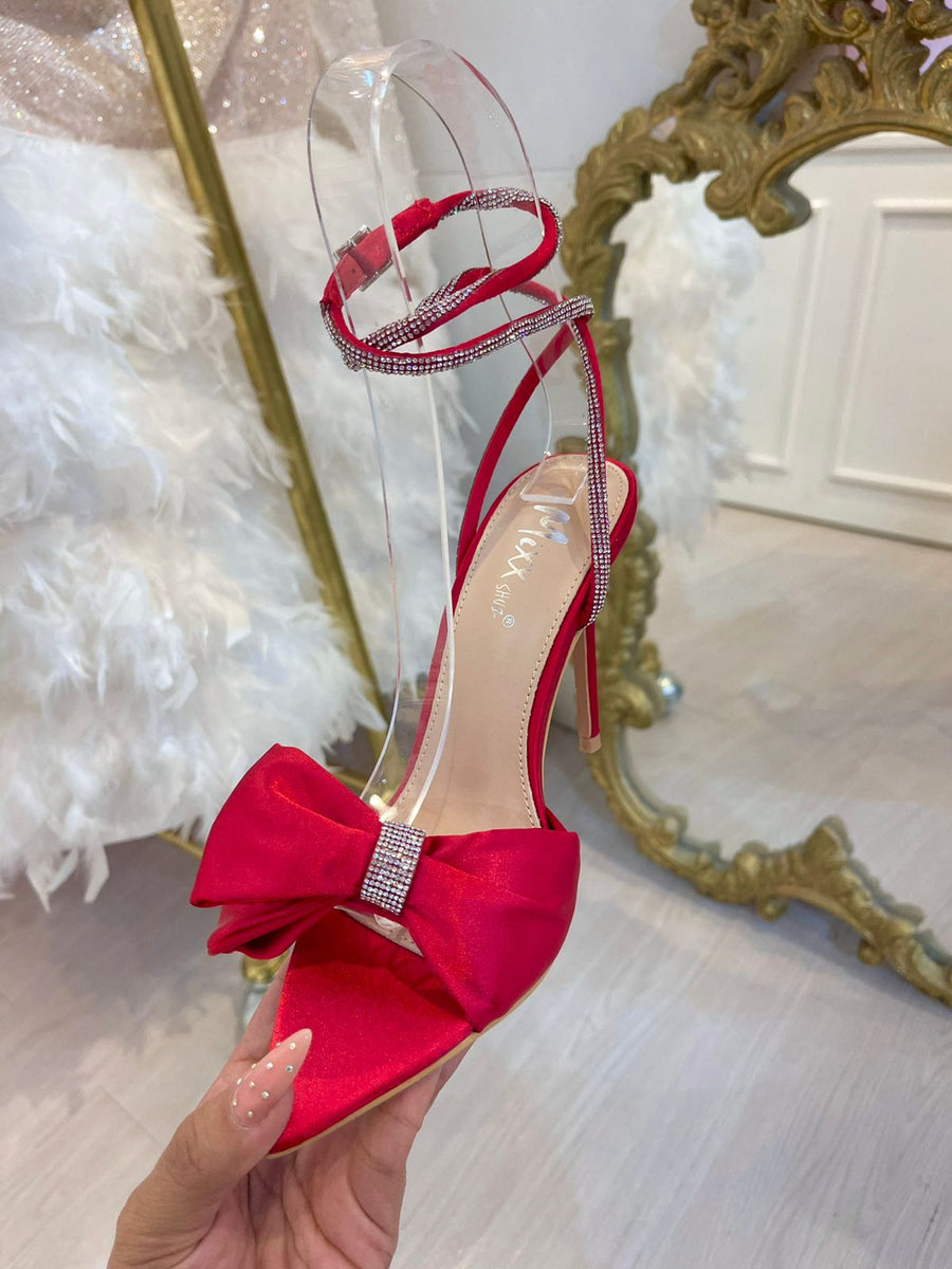 TACÓN ROJO CON MOÑO – Hollywear